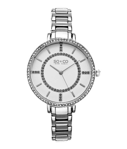 Brand New In Box SO & CO Women’s Chelsea Watch With Crystal Accents | eBay