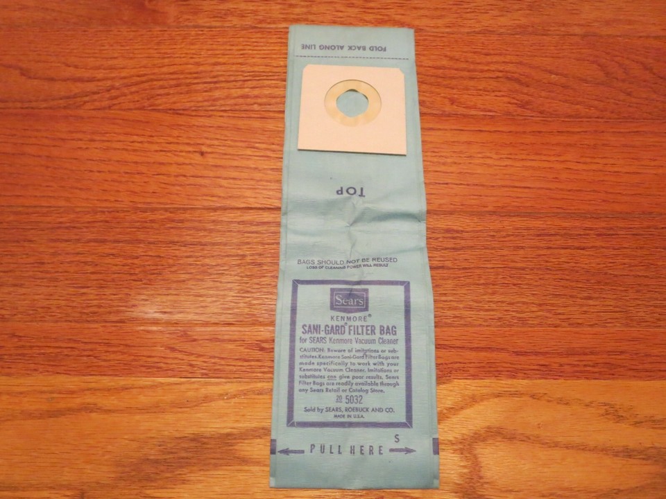 GENUINE SEARS / KENMORE & SINGER VACUUM CLEANER BAGS (1 PKG OF 3) | eBay