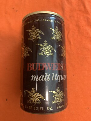 VINTAGE BUDWEISER MALT LIQUOR LOS ANGELES BEER CAN EMPTY | eBay
