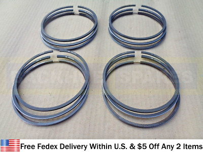 JCB PARTS - 4 SETS PISTON RINGS STD 103 MM - TURBO (PART# 320/09299 320 ...