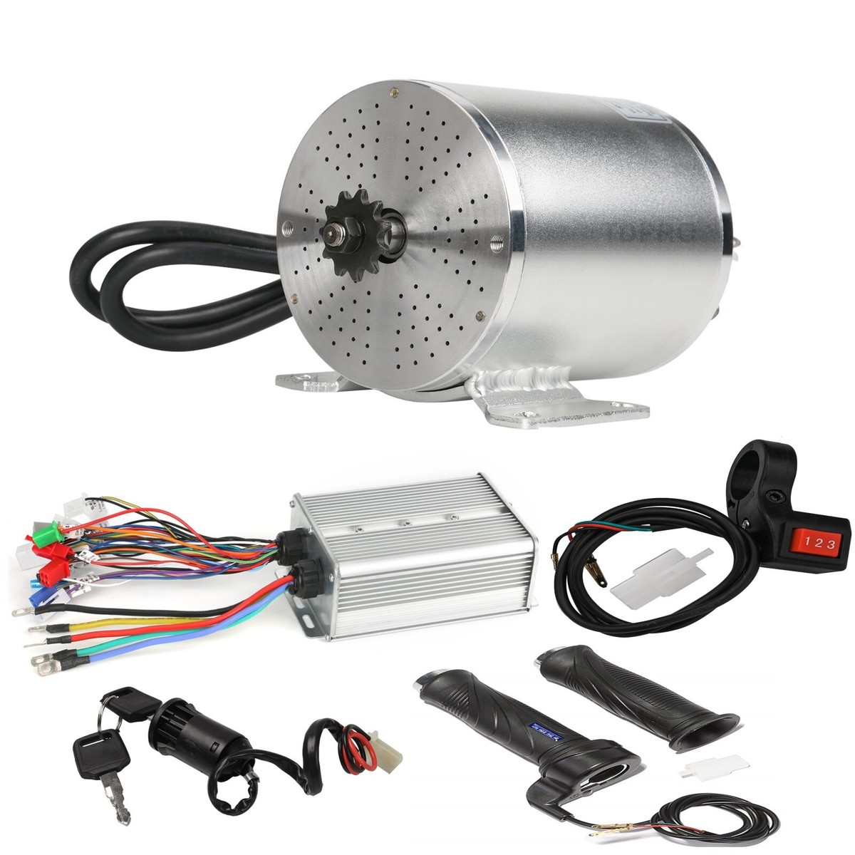 72V Brushless Motor 72V 1000W Electric Motor Kit - Complete Brushless ...