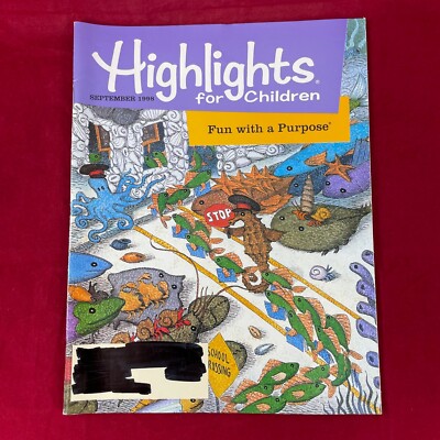 Vintage Highlights For Children Magazine - September 1998 | eBay