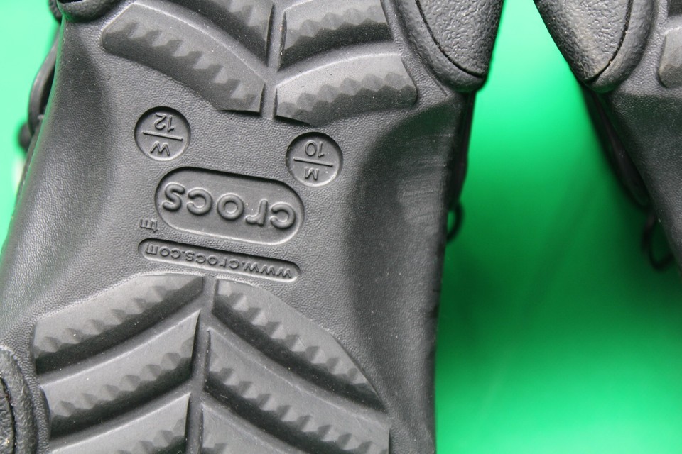 Crocs GRIP SWANY X CROCS CLASSIC ALL TERRAIN CLOG Black M10 W12 | eBay