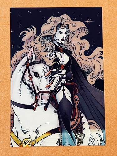 Lady Death Mega (1997) Base CLEARCHROME Parallel #14 "Vassago"😍😍😍VHTF ...