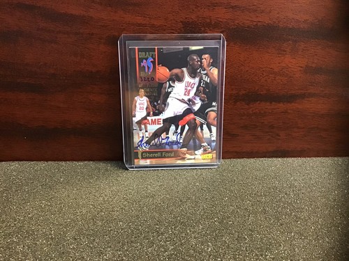 1995 Signature Rookies Draft Day - Authentic Signature #14 Sherell Ford ...