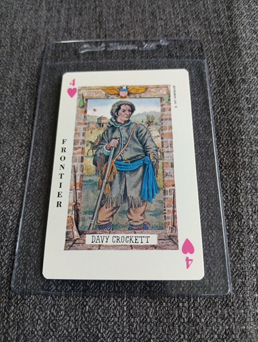 Davy Crockett Playing Card US Games, American Historical Card | eBay