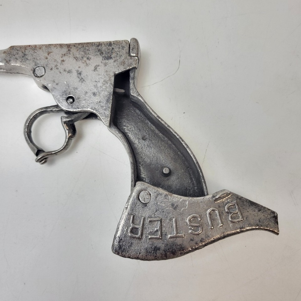 Great old original cast iron "Buster" Toy Cap Gun by Kilgore 1910 *** 3 ...
