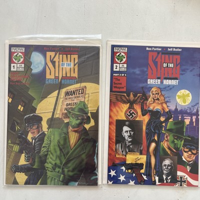 TWO Comic Books - Sting of the Green Hornet #1 CGC 8.5 & #2 CGC 9.2 Set ...