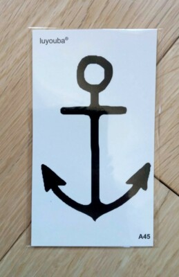 TEMPORARY ANCHOR TATTOO | eBay