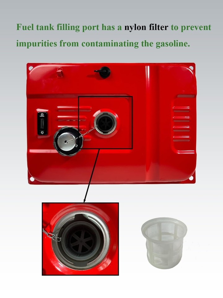 YAMAKATO Generator Gas Fuel Tank for Predator 4375 Honda EC2500 Wen ...