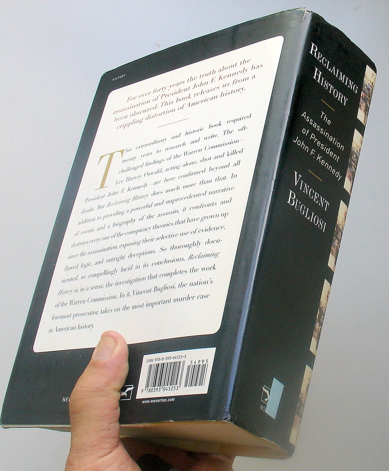 JFK Assassination - Reclaiming History - Vincent Bugliosi - 1st Edition ...
