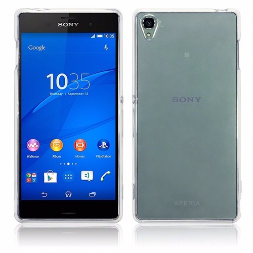 Crystal Clear Silicone/Rubber/Gel Soft Cover For Sony XPeria Z2, Z3, Z4 ...