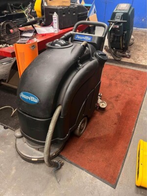 Power Flite Walk Behind Zamboni Floor Cleaner Scrubber Used | eBay