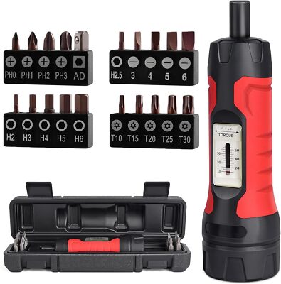 Torque Screwdriver 10-65" Lbs Set Maintenance Tools Bike Repair Scope ...