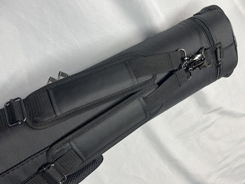 4 Butt 8 Shaft Cue Case Black Duranylon Unbranded 4x8 Backpack Straps ...