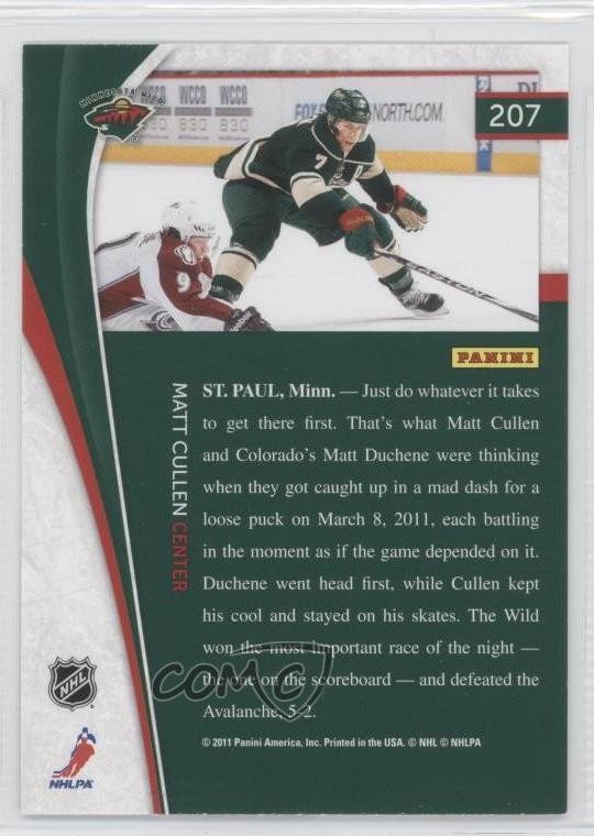 2011-12 Pinnacle Matt Cullen #207 0a4 | eBay