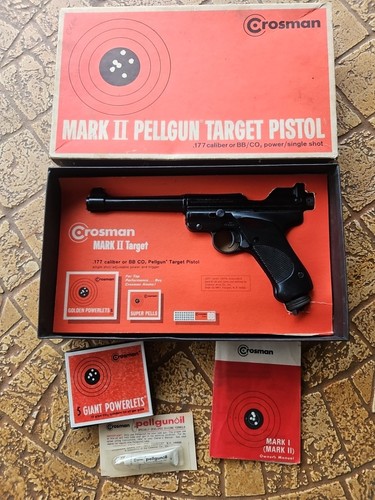 VTG 1973 Crosman Model Mark II Single Shot .177 Cal Target Pistol ...