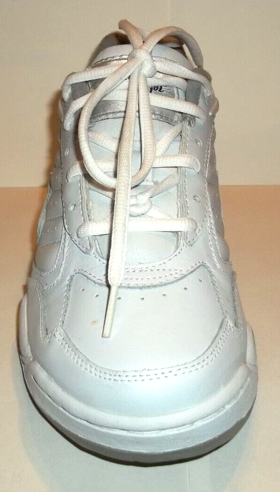 VINTAGE MacGregor White Leather Sneaker Shoes~Size 6.5 W | eBay