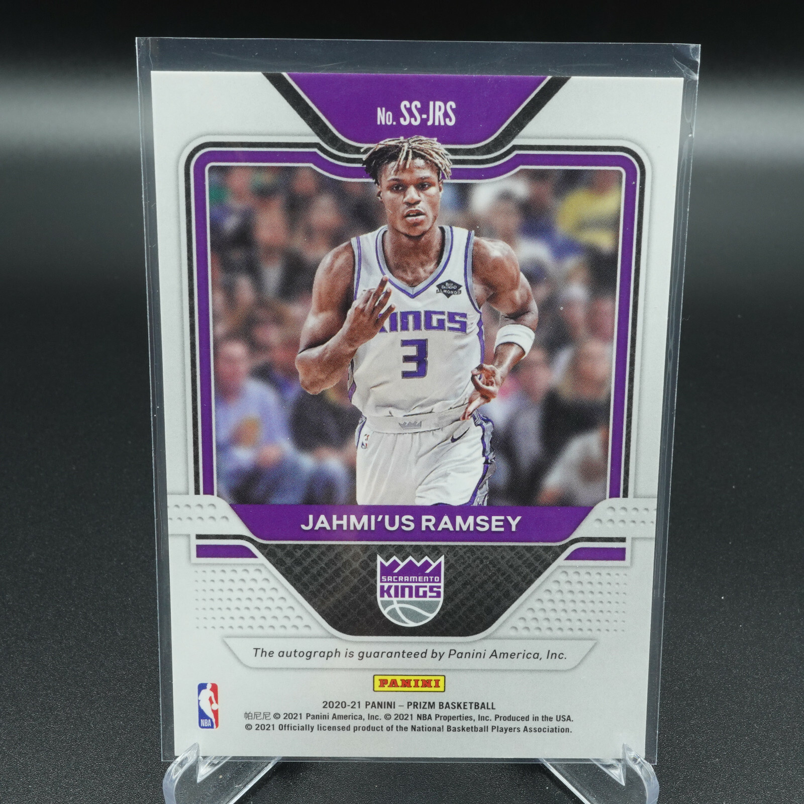2020-21 PANINI NBA PRIZM JAHMI'US RAMSEY SENSATIONAL SIGNATURES ROOKIE ...