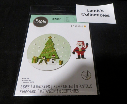 Sizzix Thinlits Die Set 8 Piece Snowdome by Jenna Rushforth 8 Dies 665343 Jennar 630454272601| eBay