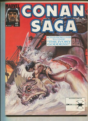 Conan Saga #65 The Ivory Goddess High Grade Marvel Comics GN45 | eBay
