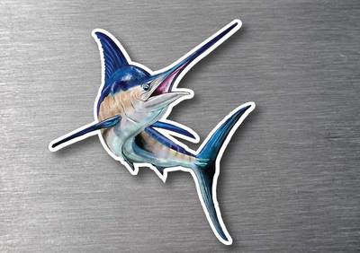 Marlin sticker large 200mm quality water & fade proof vinyl boat ...