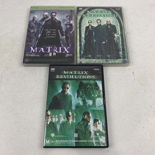 The Matrix Trilogy DVD Reloaded Revolutions Bundle Set Region 4 | eBay