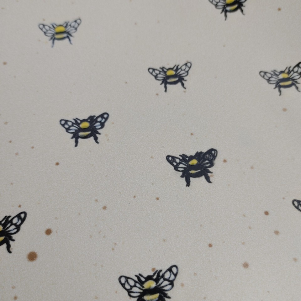 4 Spectrum Designz Barney Bee Repeat Dinner Plates Farmhouse Country ...