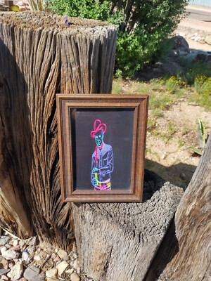 Neon Cowboy Western Art Print by Neon Nicho | eBay