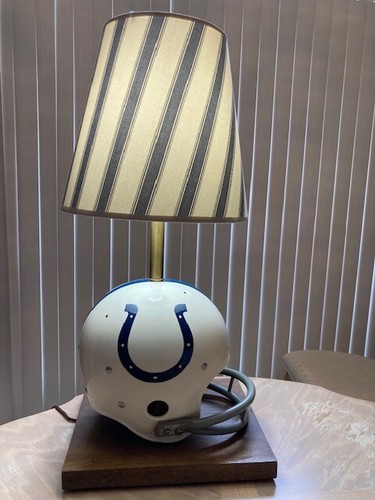 Vintage 1970s Riddell Kra-lite Baltimore Colts Football Helmet Lamp NFL ...