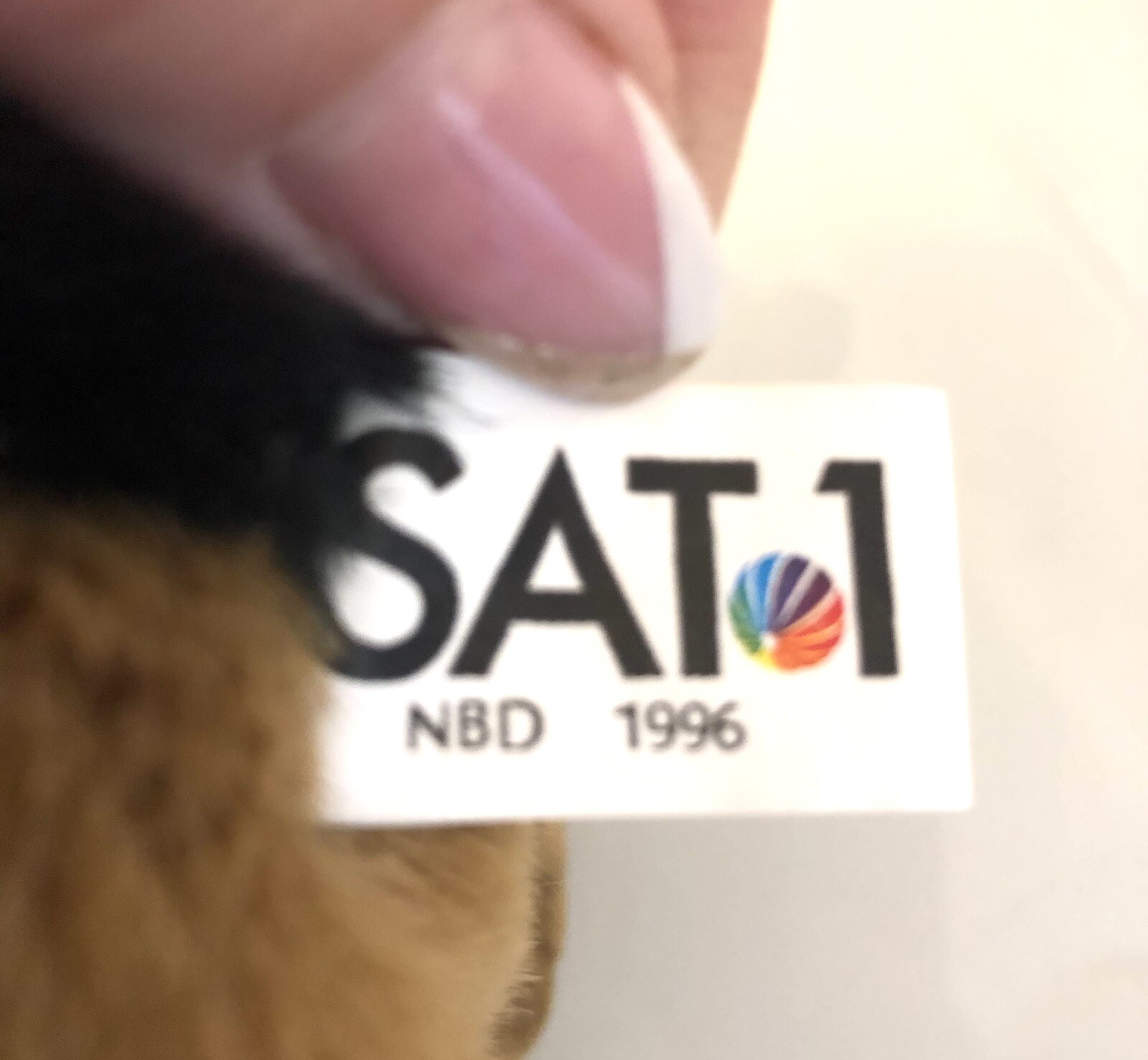 Kommissar Rex sitzend ca. 25 cm Hund Schäferhund SAT.1 1996 Plüschtier ...