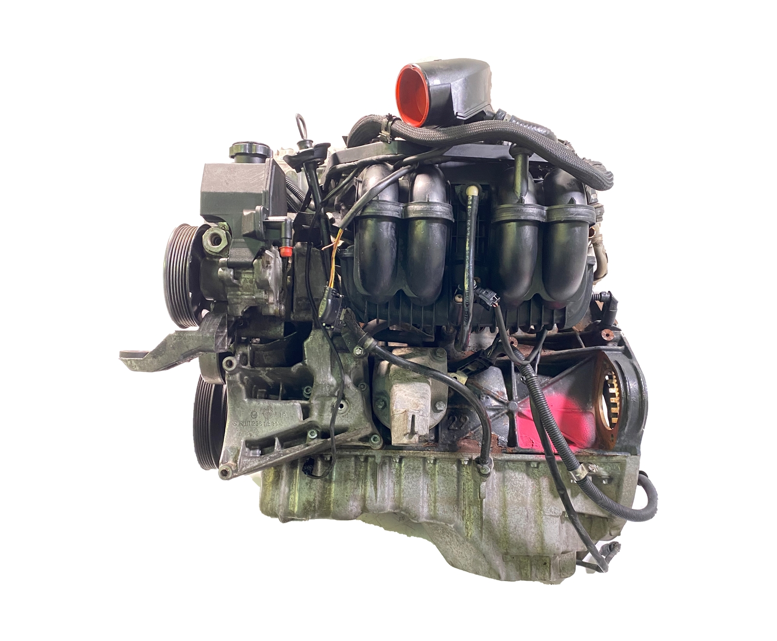 Engine with add-on parts for Mercedes C-Class W203 1.8 Compressor M111 ...