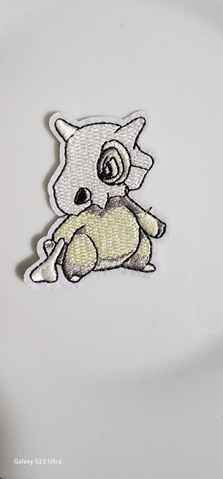Cubone Pokemon Sew or Iron On Embroidered Applique Patch | eBay