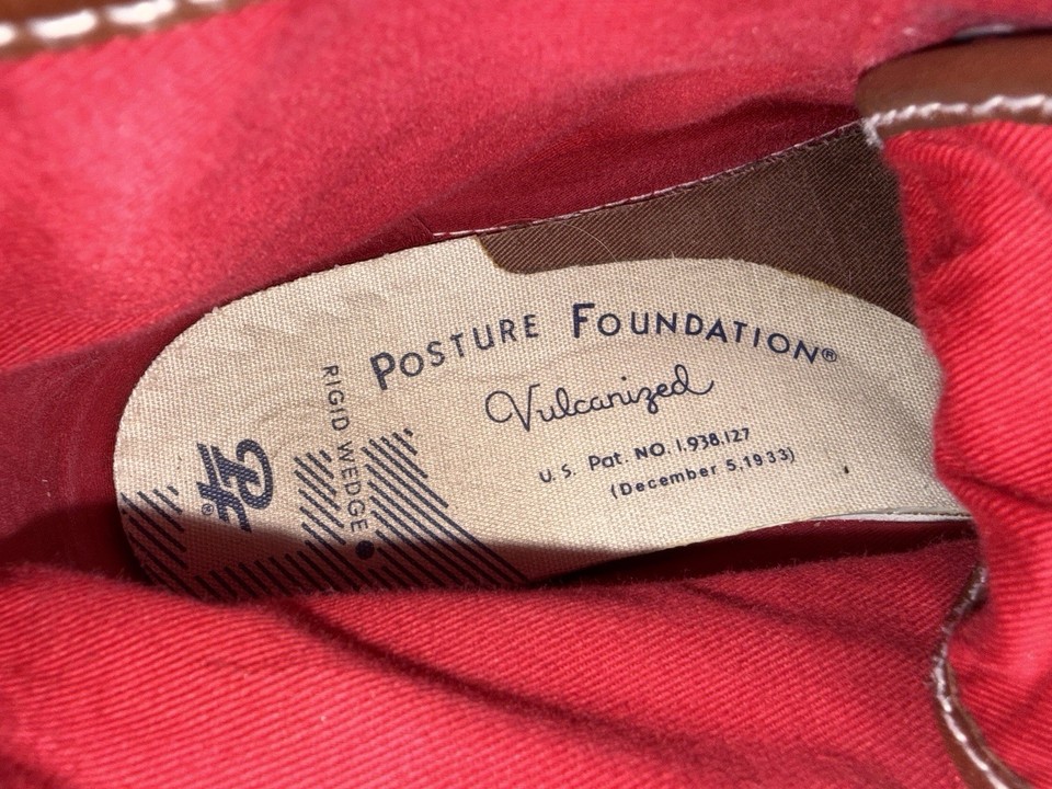 Posture Foundation HI Top Leather PF Flyers Shoes Mens Size 10.5 Womens ...