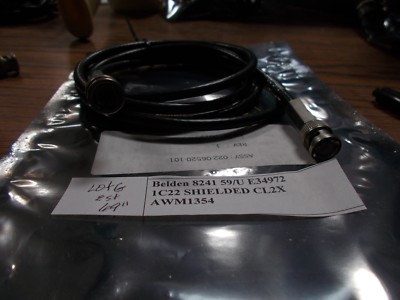 Lot BELDEN 8241 59/U CABLE EST. 69" AWM 1354 SHIELDED E34972, 50 OHM ...