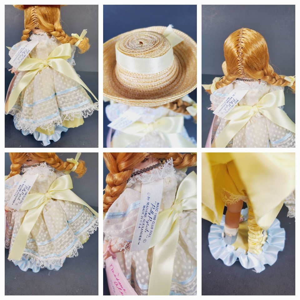 VTG 1990 Polly Pigtails MADC LE Madame Alexander Doll w/Ann Rast ...