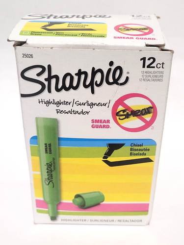 Sharpie Tank Style Highlighter Chisel Tip / Assorted Colors / Smear ...