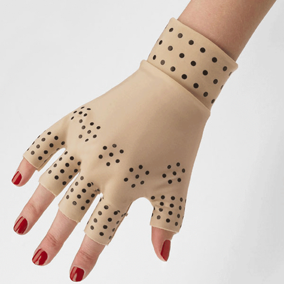 Magnetic Gloves Arthritis Therapy Support Pressure Pain Heal Joints NEW ...