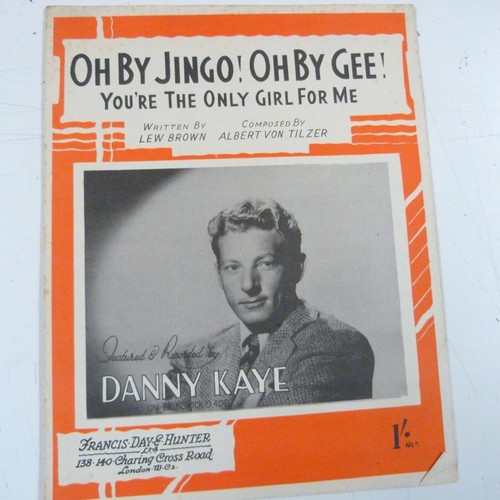 song sheet OH BY JINGO ! OH BY GEE ! YOU're THE ONLY GIRL FOR ME Danny ...