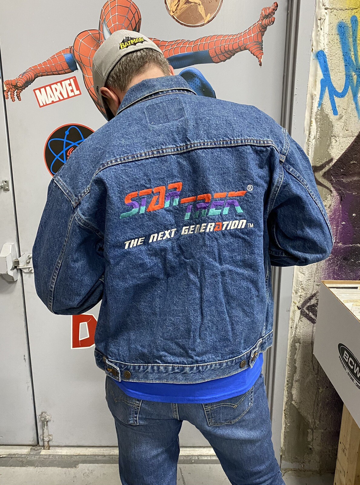 Star Trek The Next Generation Denim Embroidered Jacke… - Gem