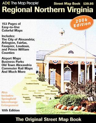 Regional Northern Virginia Street Map Book by the Map People Staff ADC ...