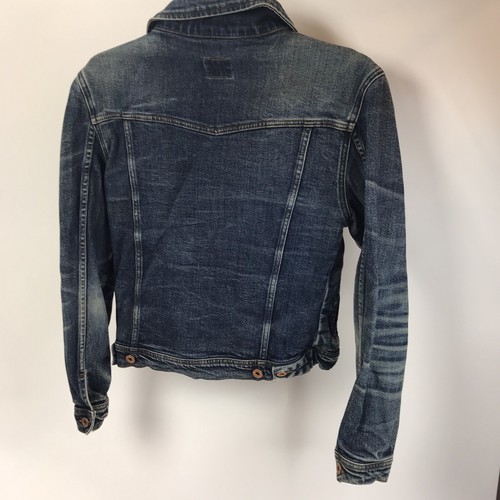 Vintage Parasuco Jeans Cropped Denim Jacket Distressed Riveted XS ...