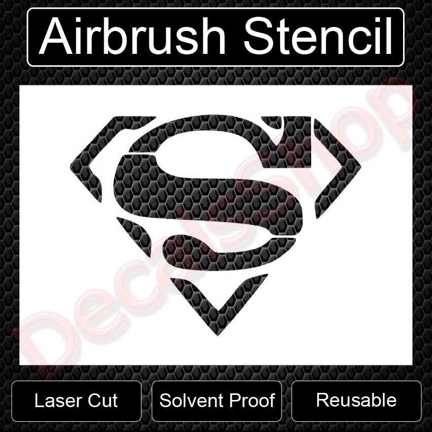 Superman Logo Stencil