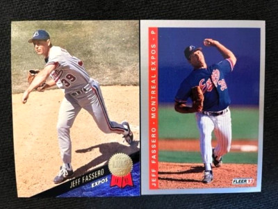 MLB - Jeff Fassero 1993 Leaf & 1993 Fleer Baseball - Expos | eBay