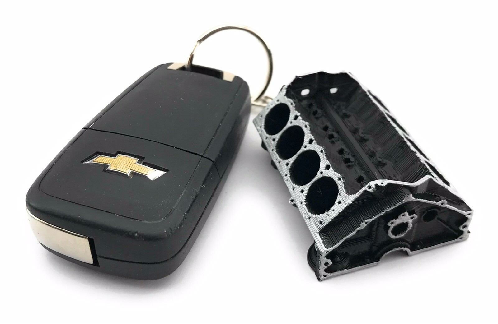 Small Block Chevy V8 Keychain | Model Chevrolet Engine Block | GM ...
