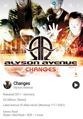Alyson Avenue ~ Changes CD 2011 Hi-Tech Aor Heaven Blvd Melodic Rock ...