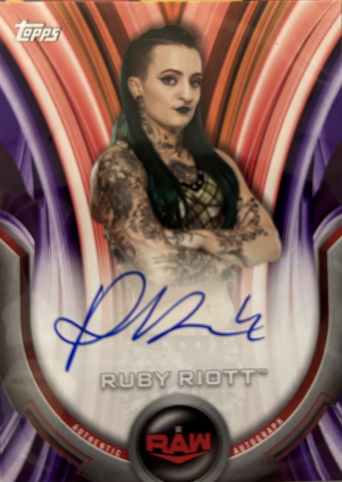 2020 Topps WWE Women's Division - Roster Autographs Purple #A-RB Ruby Riott /99 (AU) for sale ...