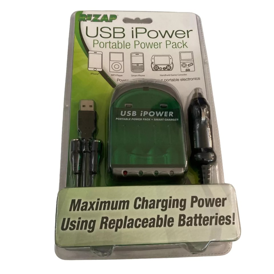 New Rezap USB iPower Electronic Portable Charger Charging Recharge Power Pack | eBay