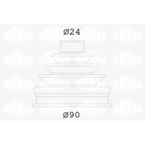 SASIC Jeu de joints-soufflets, arbre de commande compatibilite avec ...