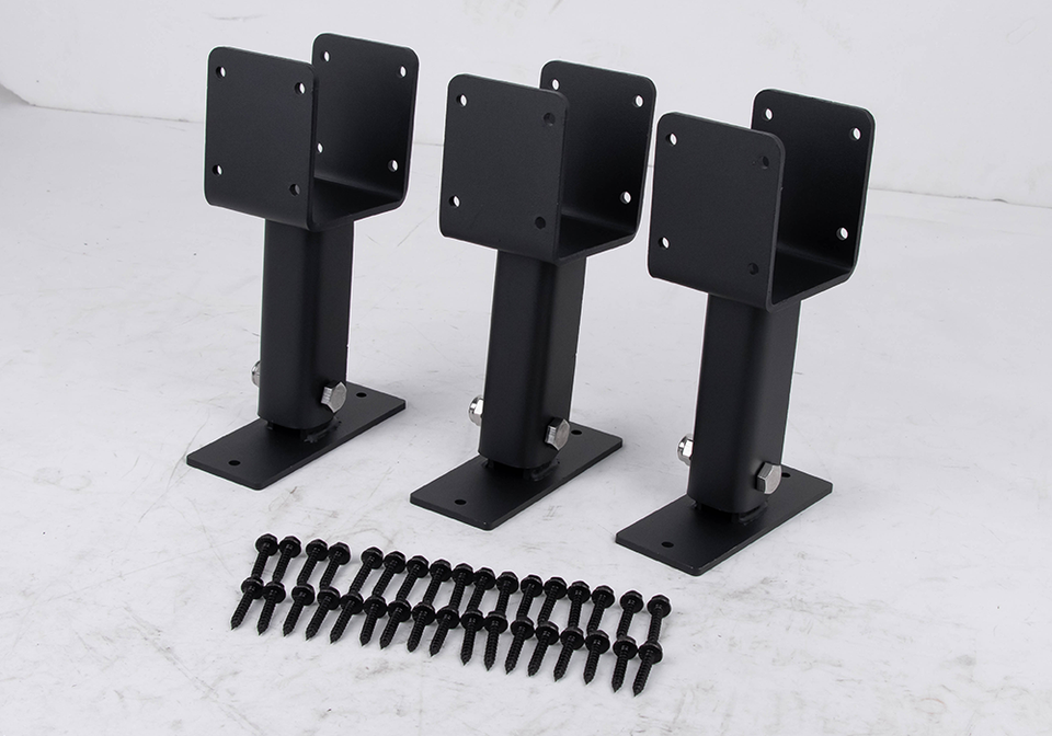 3PACK Roof Riser Brackets Kit,Pergola Roof Riser Beam Bracket ...